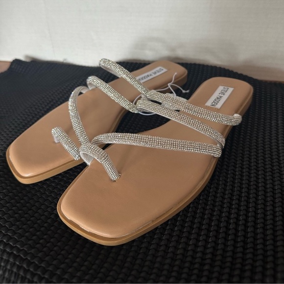 Steve Madden | Shoes | Steve Madden Silver Sandals | Poshmark
